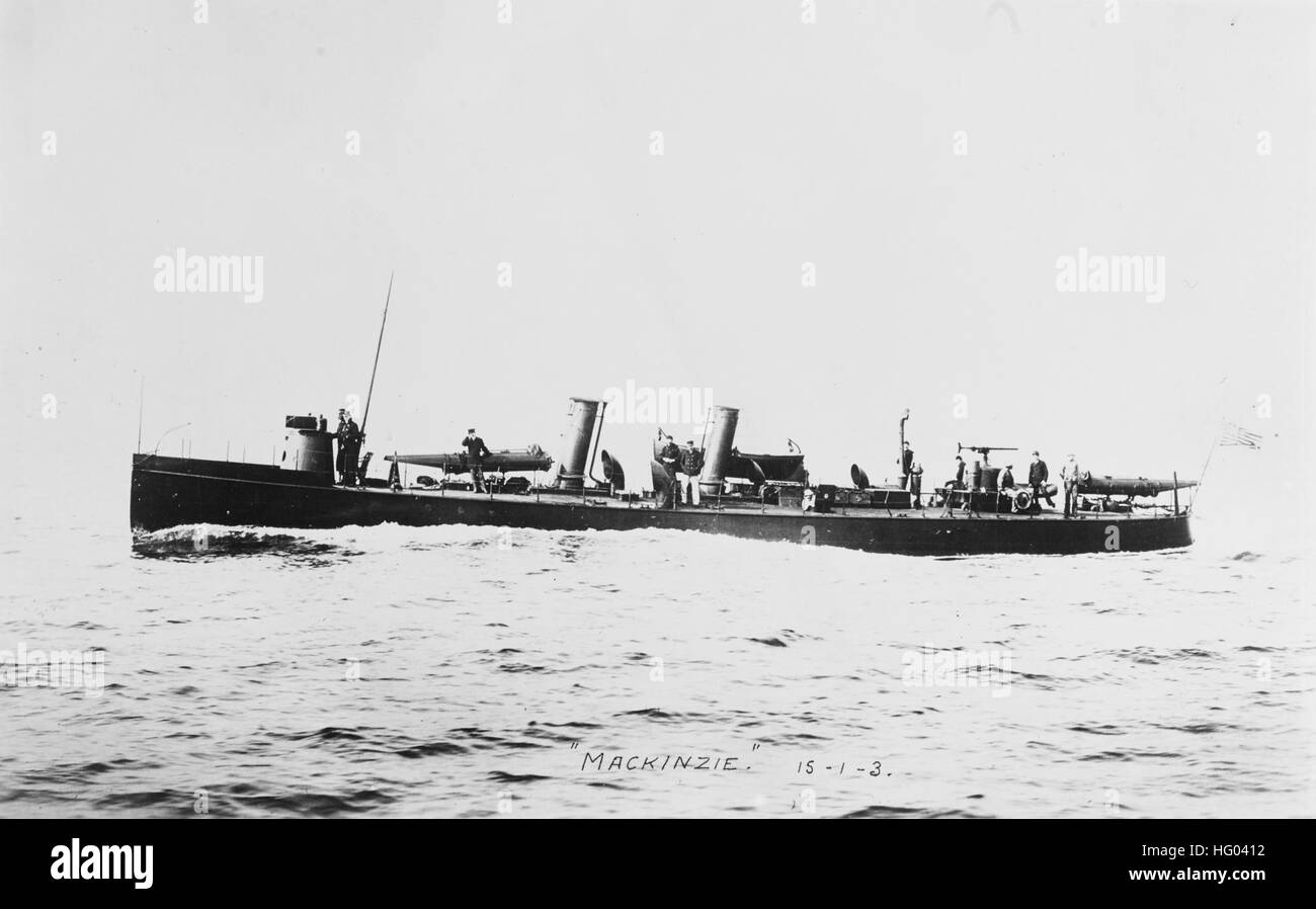USS MacKenzie (TB-17 Stock Photo - Alamy