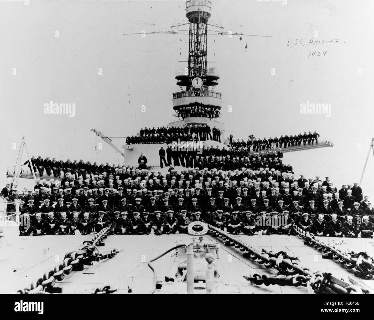 USS Arizona (BB-39) - NH 86101 Stock Photo - Alamy