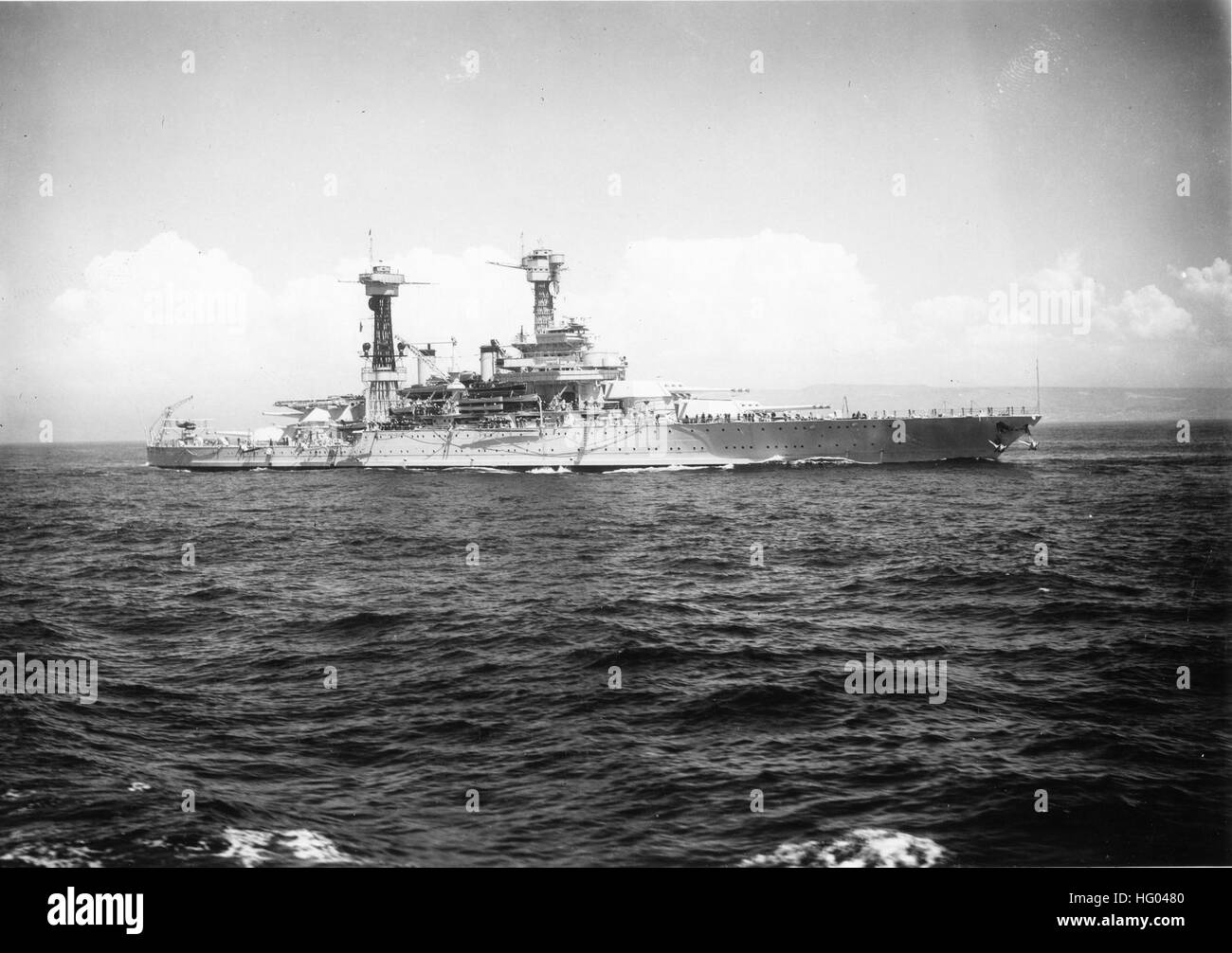 USS California (BB-44) - NH 61483 Stock Photo - Alamy
