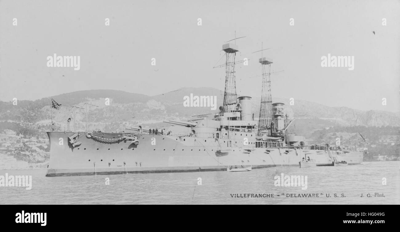 USS Delaware (BB-28) - NH 88519 Stock Photo - Alamy