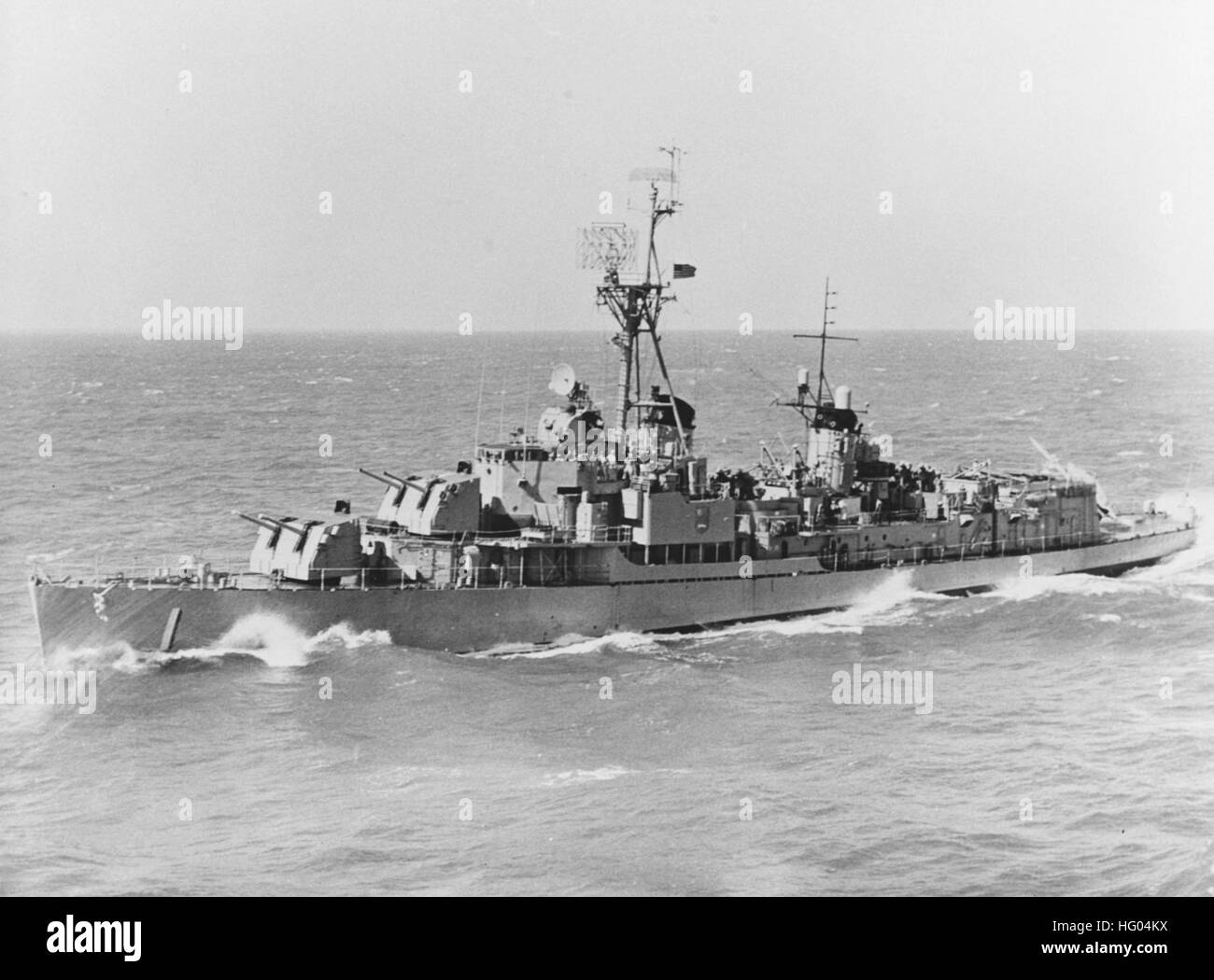 USS Gyatt (DDG-1) underway c1960 Stock Photo - Alamy