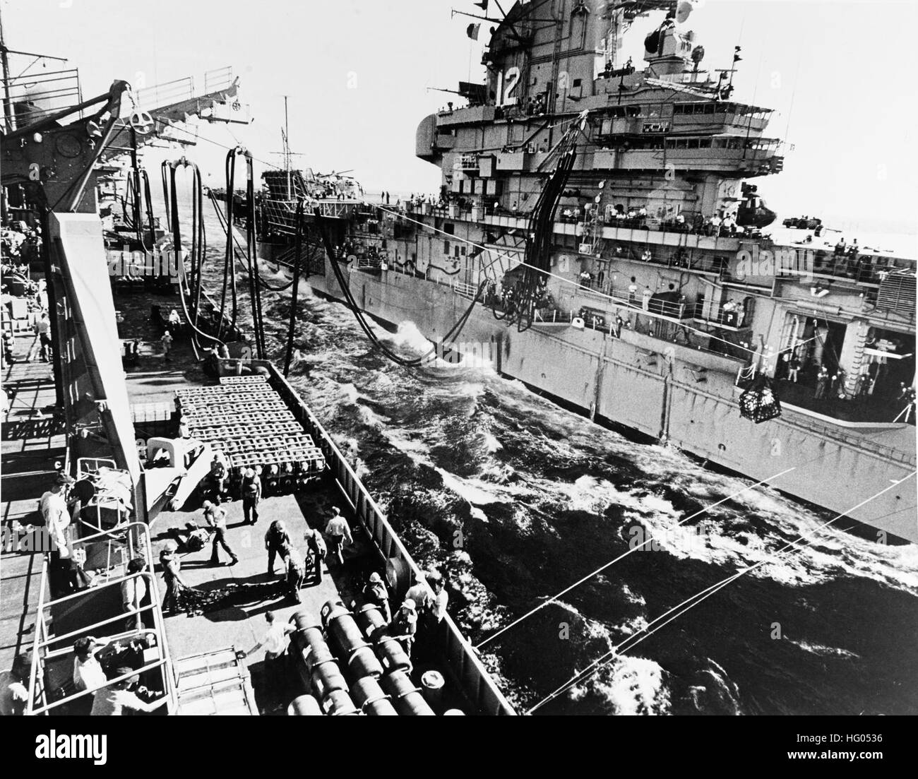 Uss sacramento aoe 1 Black and White Stock Photos & Images - Alamy