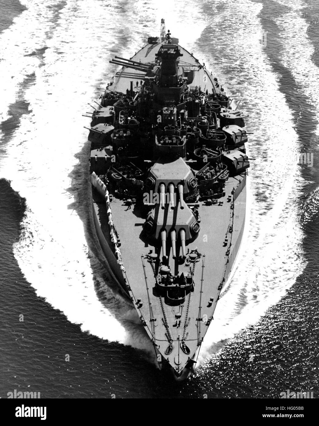 USS Tennessee BB43 Stock Photo - Alamy