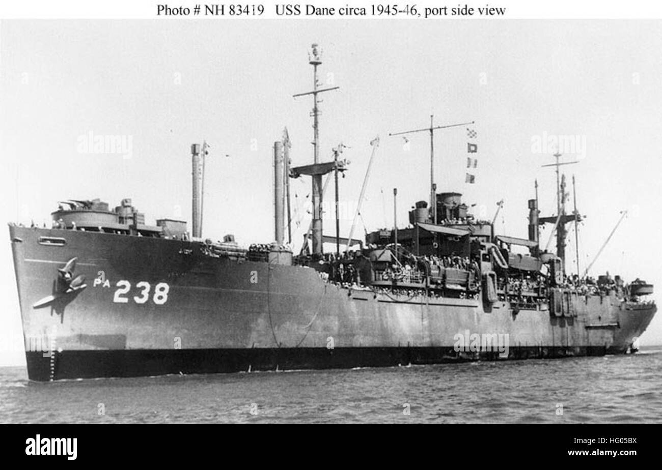 USS Dane (APA-238 Stock Photo - Alamy