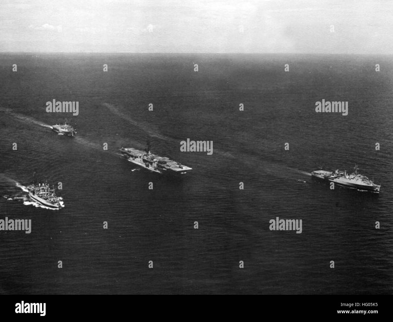 The amphibious assault ship USS Valley Forge (LPH-8) operates with an ...
