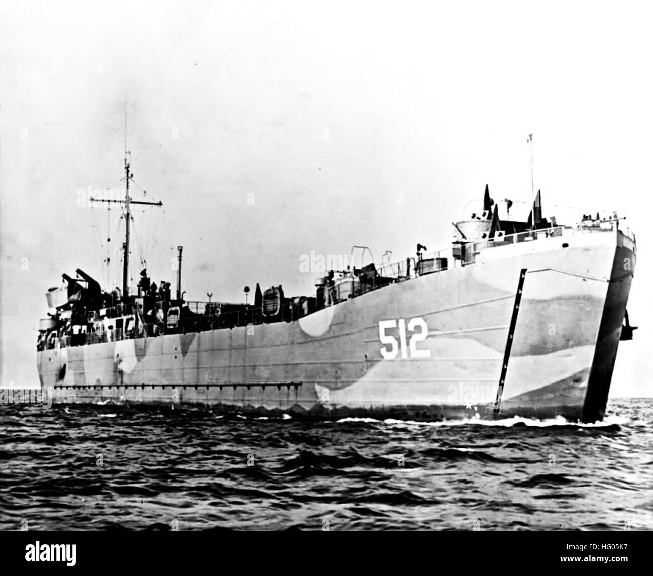 Landing ship tank uss Black and White Stock Photos & Images - Alamy