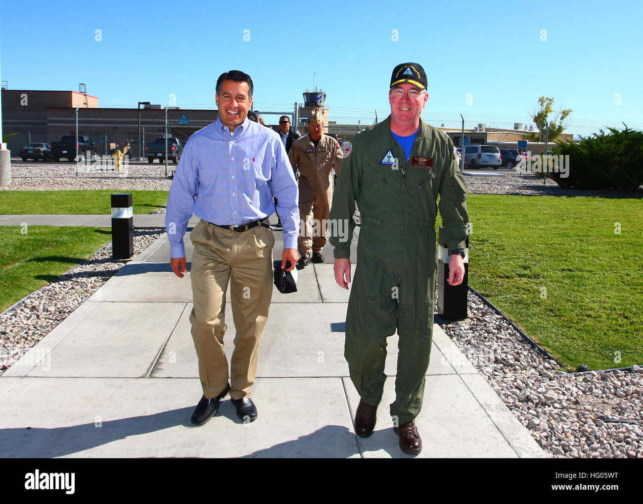 Commander of naval strike and air warfare center hi-res stock ...