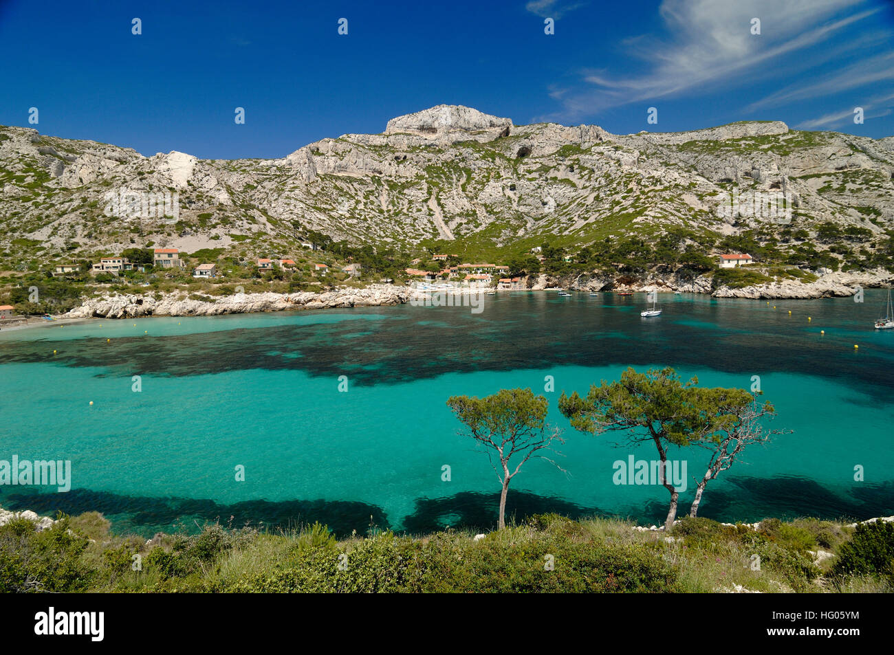 Sormiou Calanque Fiord or Inlet on the Mediterranean Coast near ...