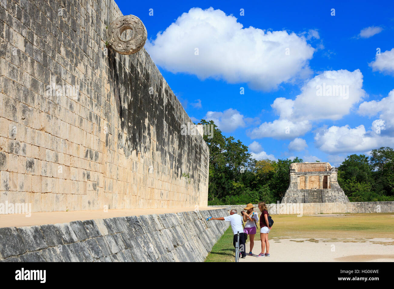 Games arena for Un Poco, Chichen Itza, Yucatan Provence, Mexico Stock ...