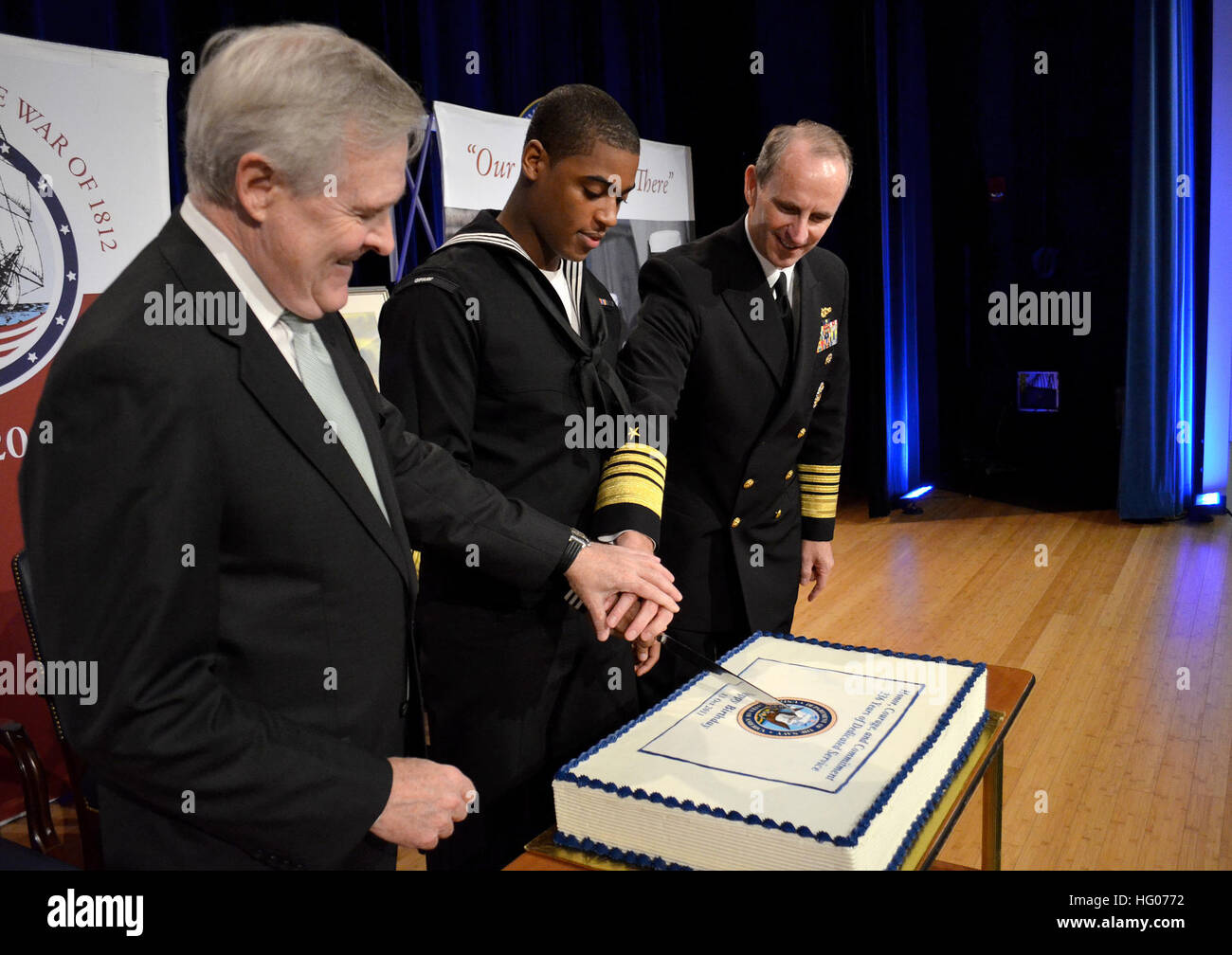 The honorable ray mabus and the chief of naval operations hi-res stock ...