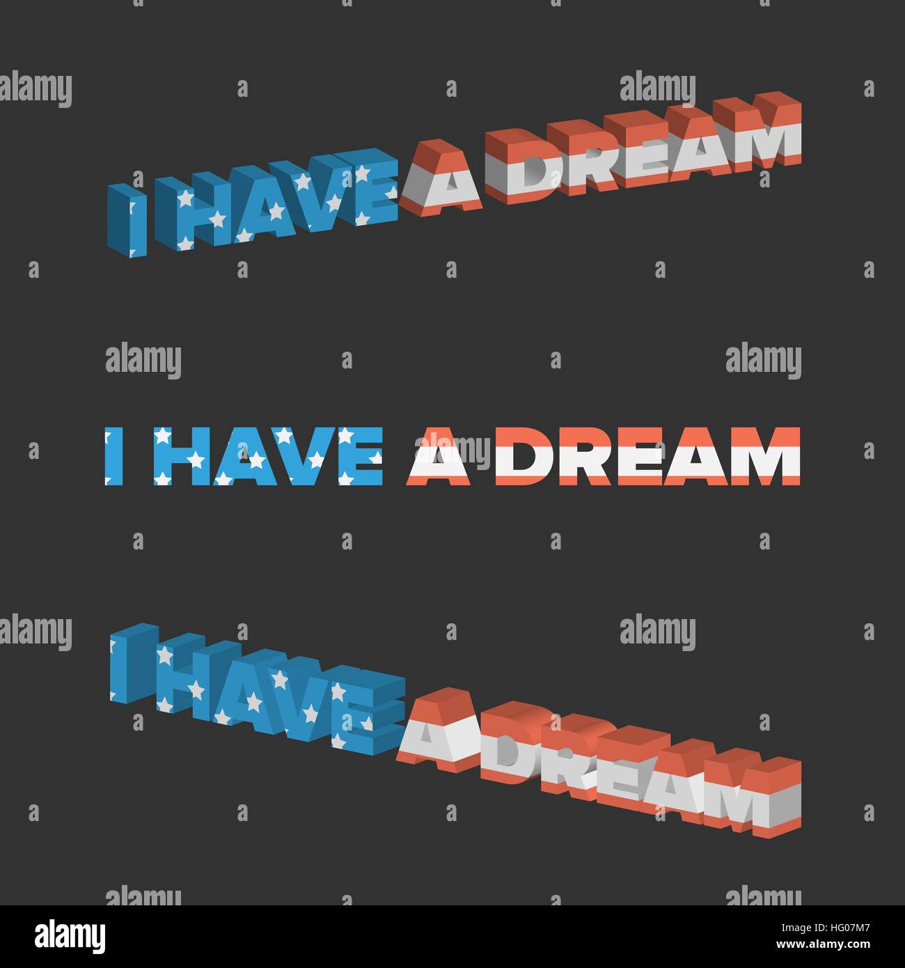I have a dream sign with USA flag background Stock Vector Image & Art ...