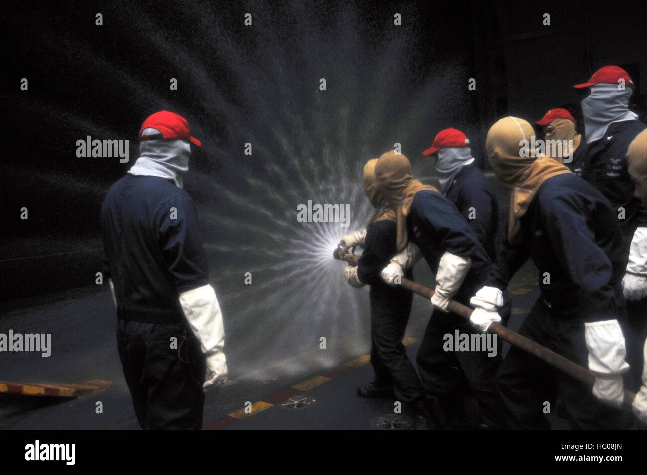 Fire hose handling techniques hi-res stock photography and images - Alamy