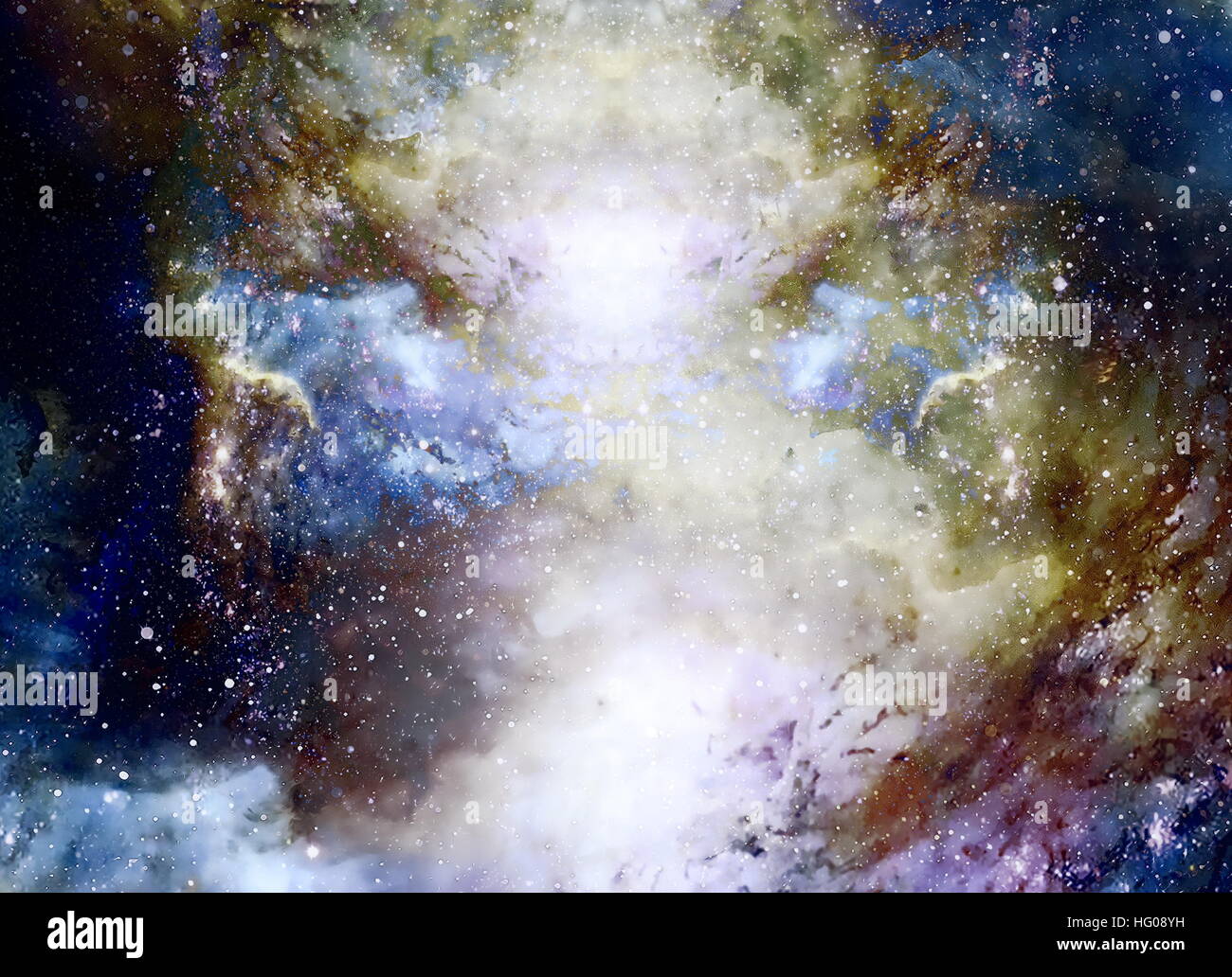 Cosmic space and stars, color cosmic abstract background Stock Photo ...