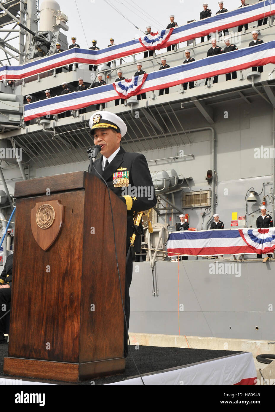 Rear admiral commander carrier hi-res stock photography and images - Alamy