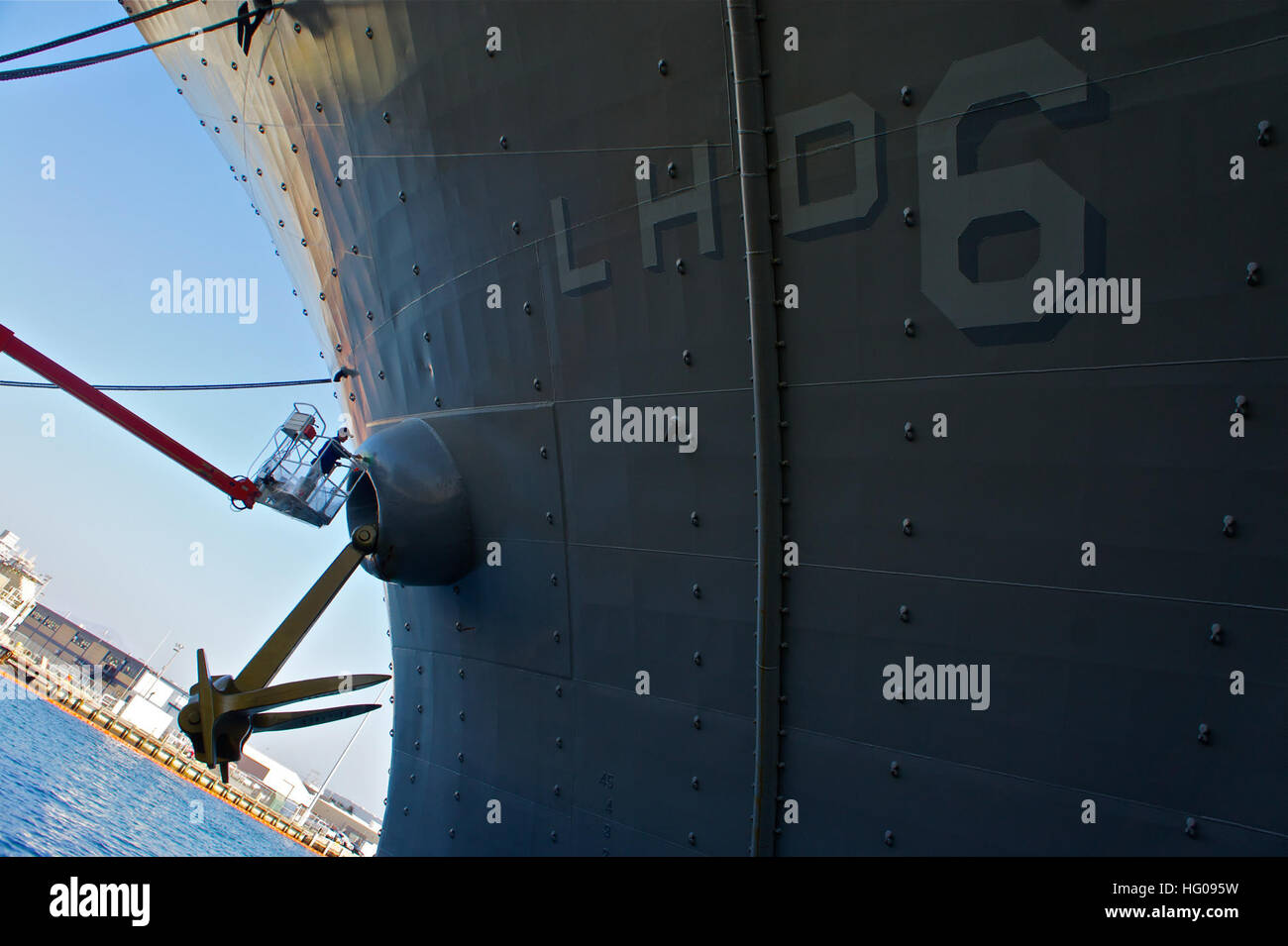 Aboard the amphibious assault ship USS Bonhomme Richard (LHD 6 ...