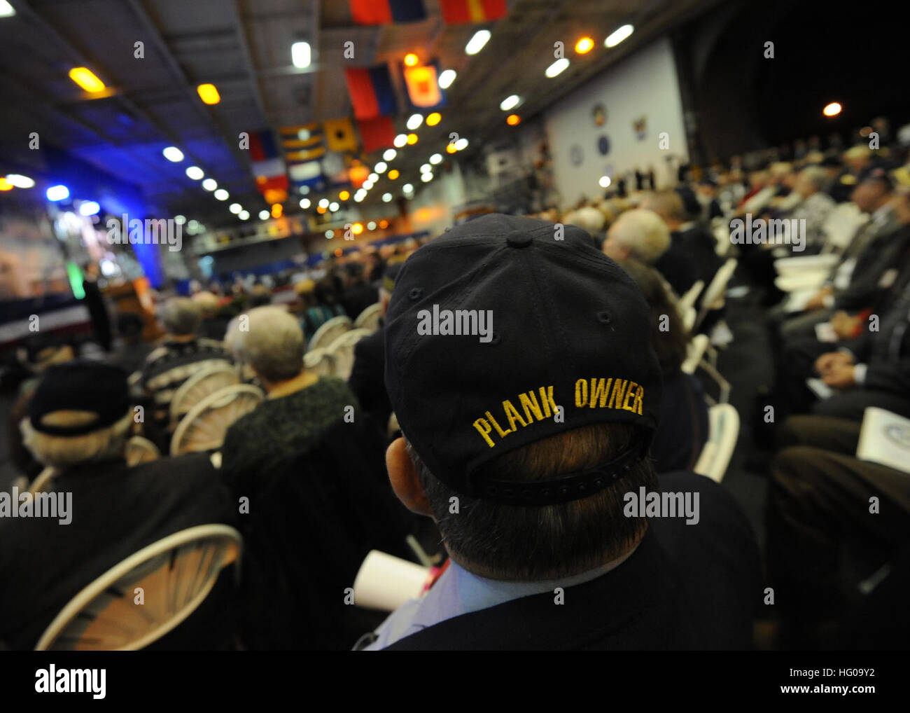 111128-N-NY820-252 NORFOLK (Nov. 28, 2011) A plank owner of the ...
