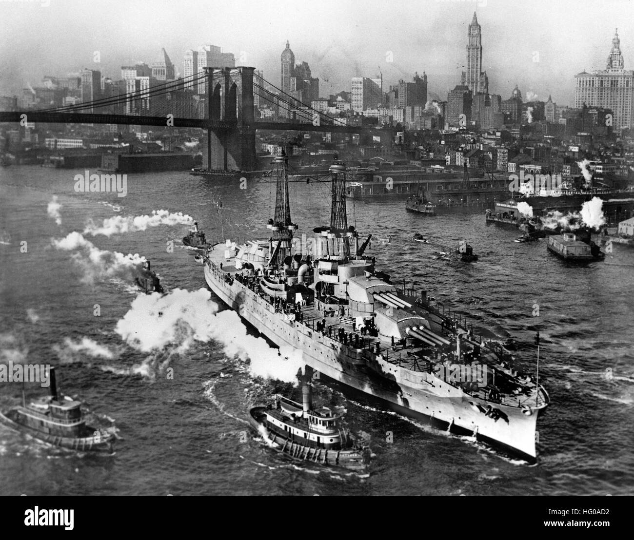 USS Arizona in New York City Stock Photo - Alamy