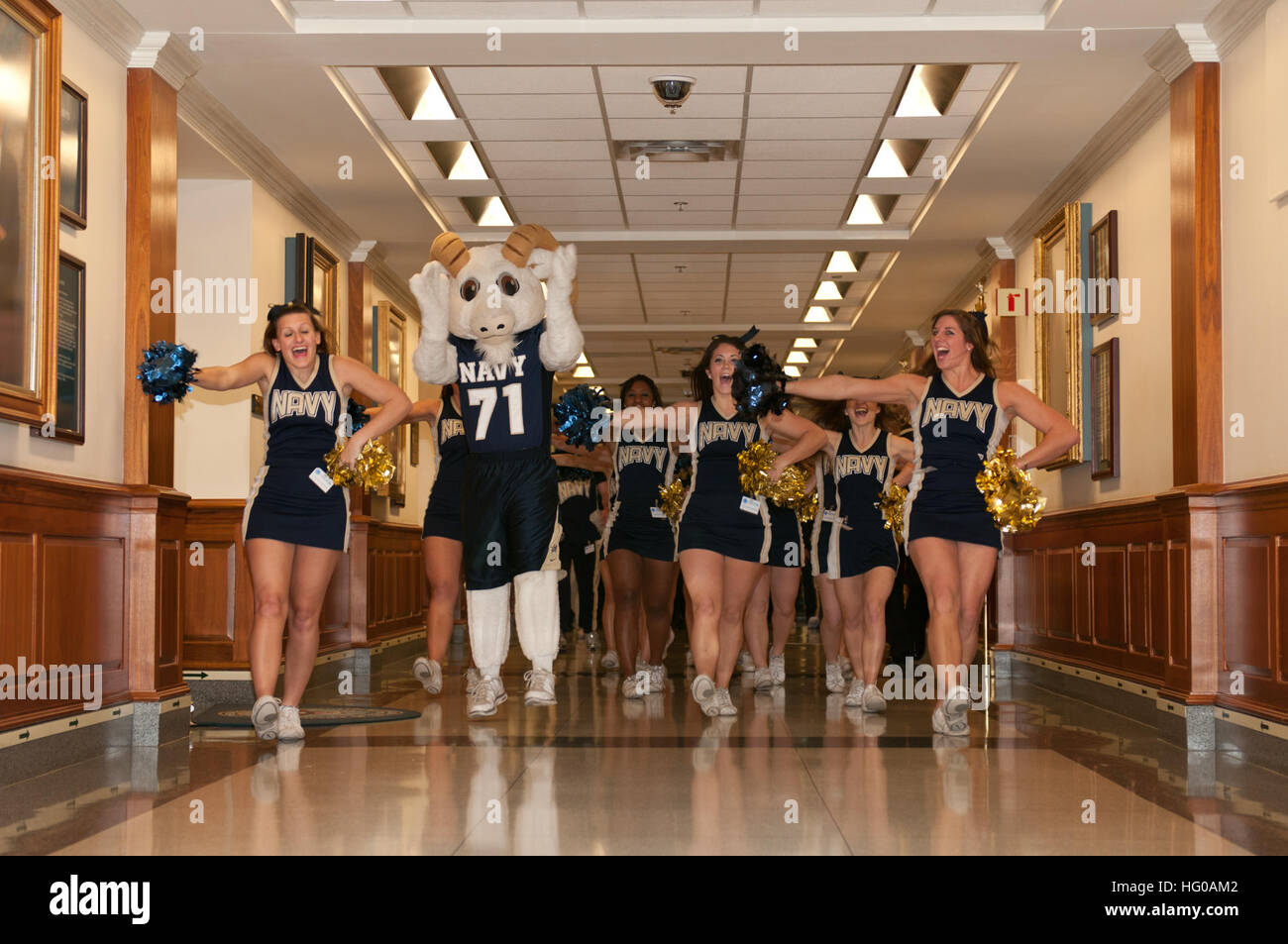 111209-N-PM781-001 WASHINGTON (Dec. 9, 2011) Bill the Goat, the U.S ...