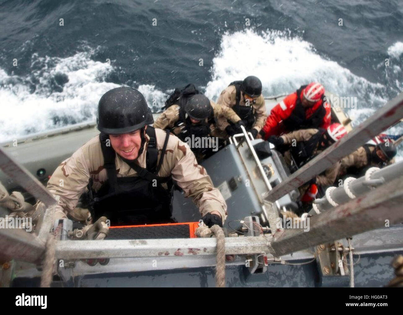 (Dec. 10, 2011) – Gunner’s Mate Seaman Kevin Connolly, with the visit ...