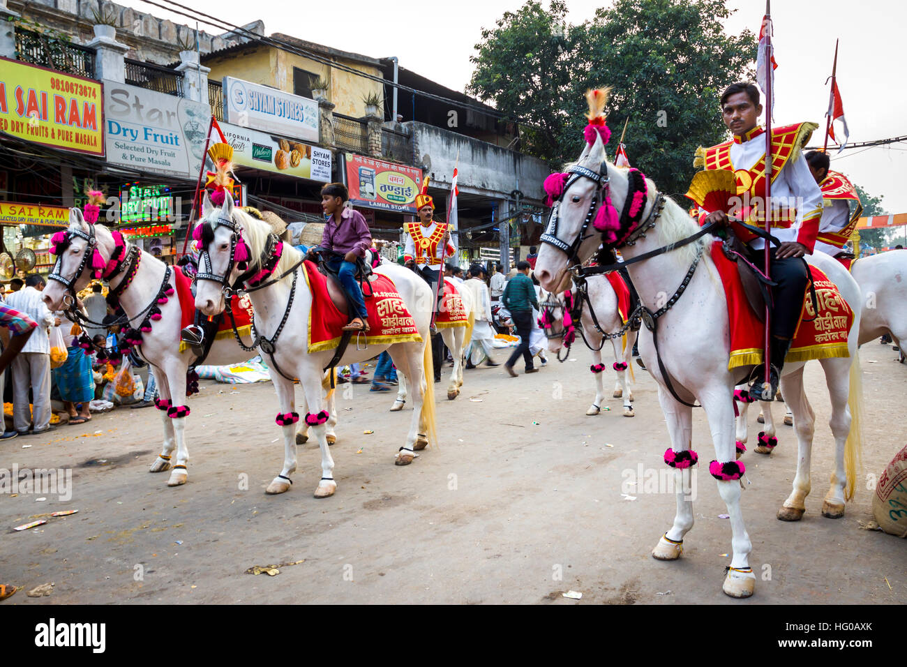 Indian parade in the streets. New Delhi, Delhi. India Stock Photo - Alamy
