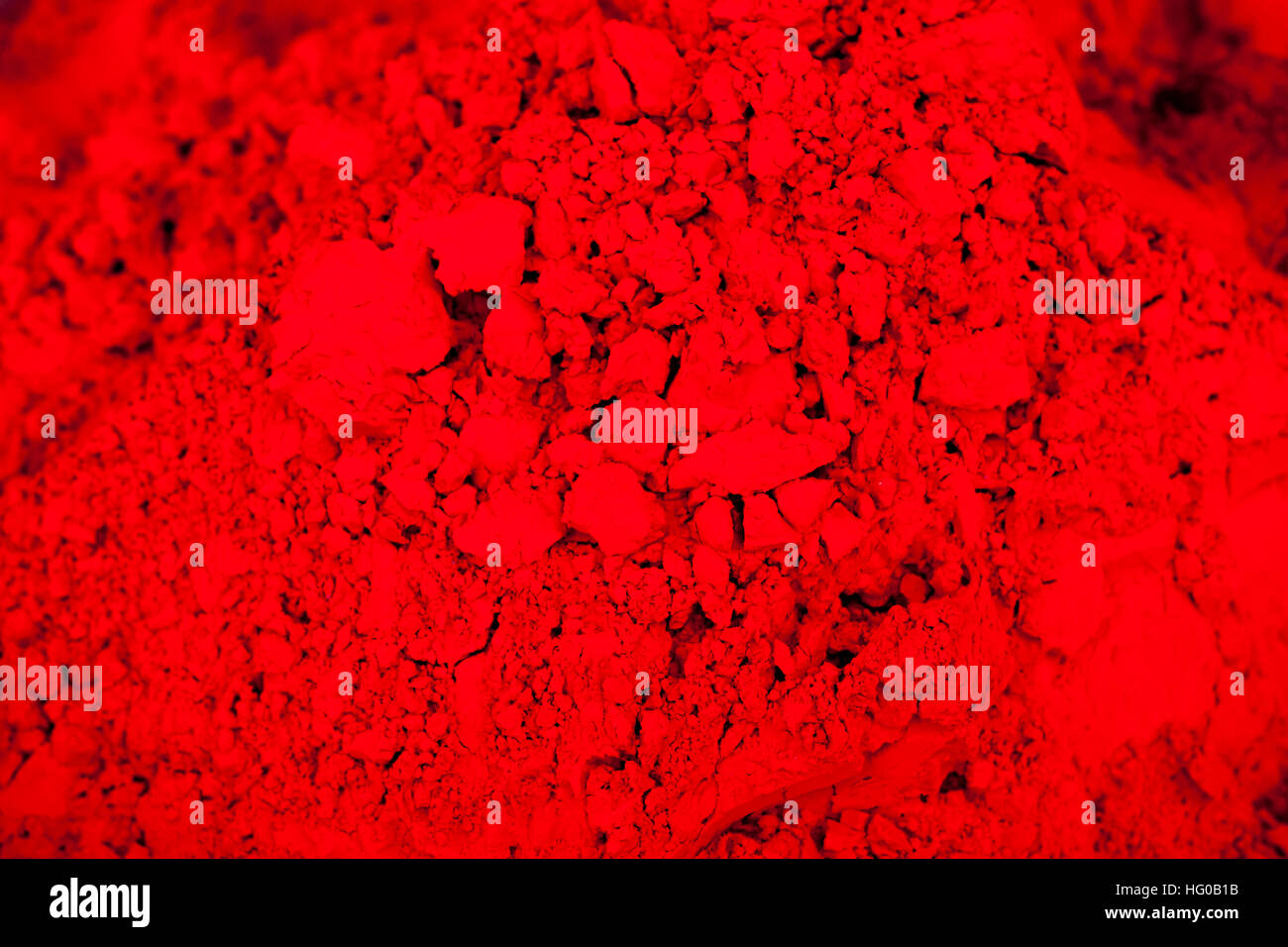 Red pigment for bindi decoration. Jaipur, Rajasthan, India Stock Photo ...