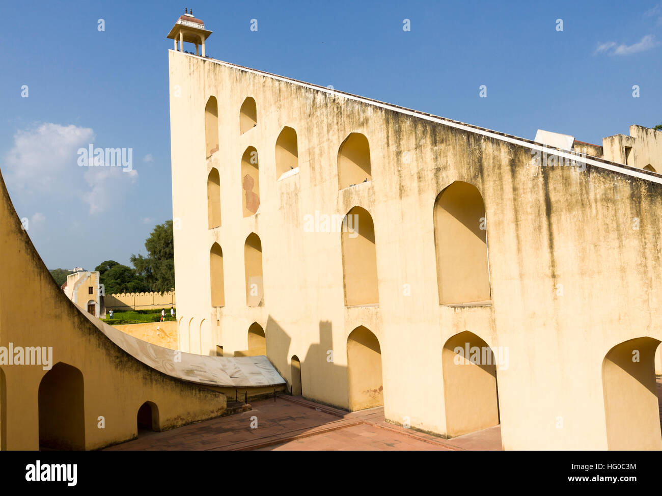 The Jantar Mantar structures are an equinoctial sundial. Jaipur ...