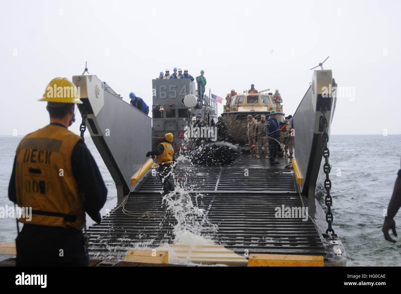 120109-N-SB587-153 ATLANTIC OCEAN (Jan. 9, 2012) Landing Craft Utility ...