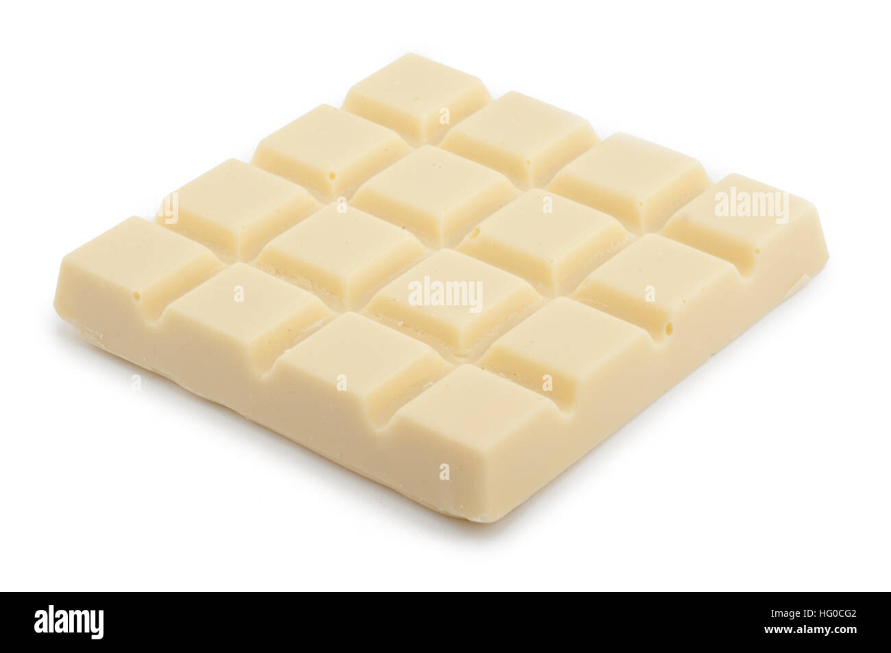 white chocolate bar, isolated on white background Stock Photo - Alamy