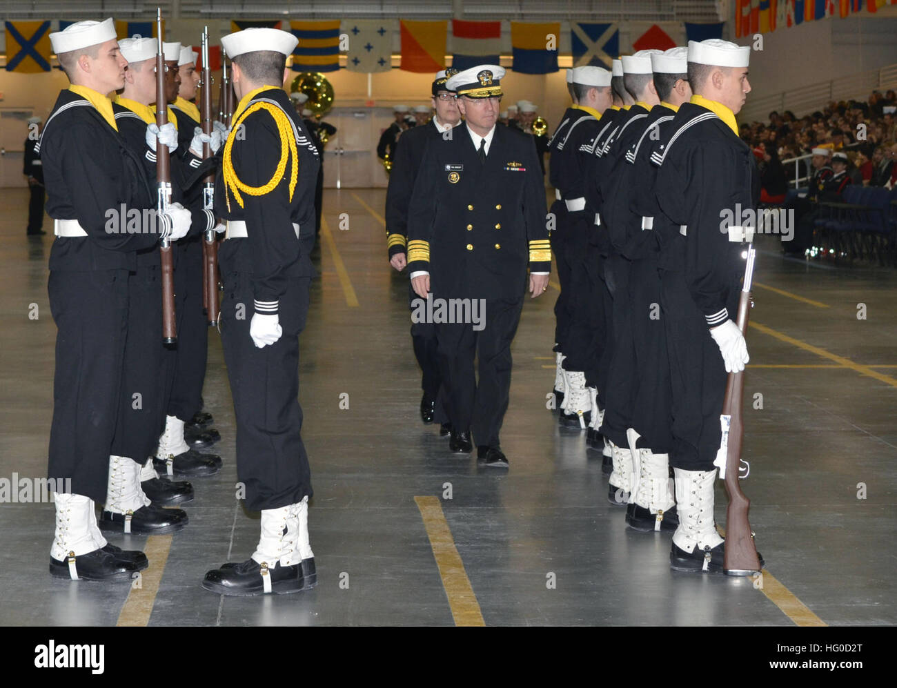 Uss midway ceremonial drill hall hi-res stock photography and images ...