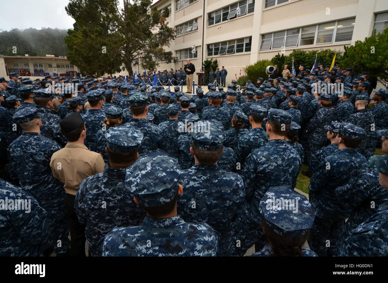 The commander of U.S. Fleet Cyber Command and U.S. 10th Fleet addresses ...