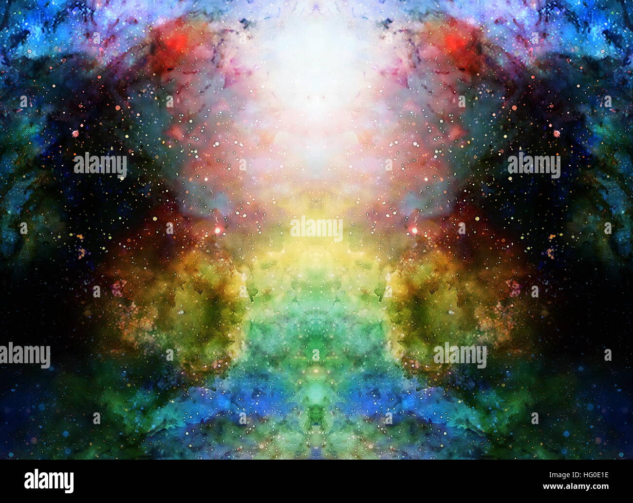 Cosmic space and stars, color cosmic abstract background Stock Photo ...