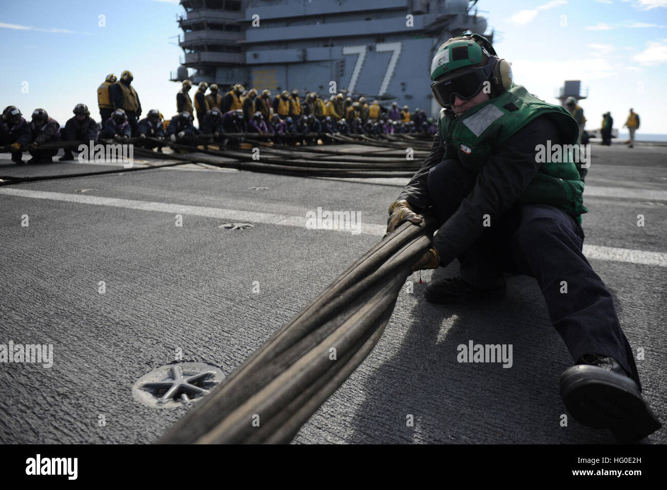 120204-N-XE109-127 ATLANTIC OCEAN (Feb. 4, 2012) Aviation Boatswain's ...