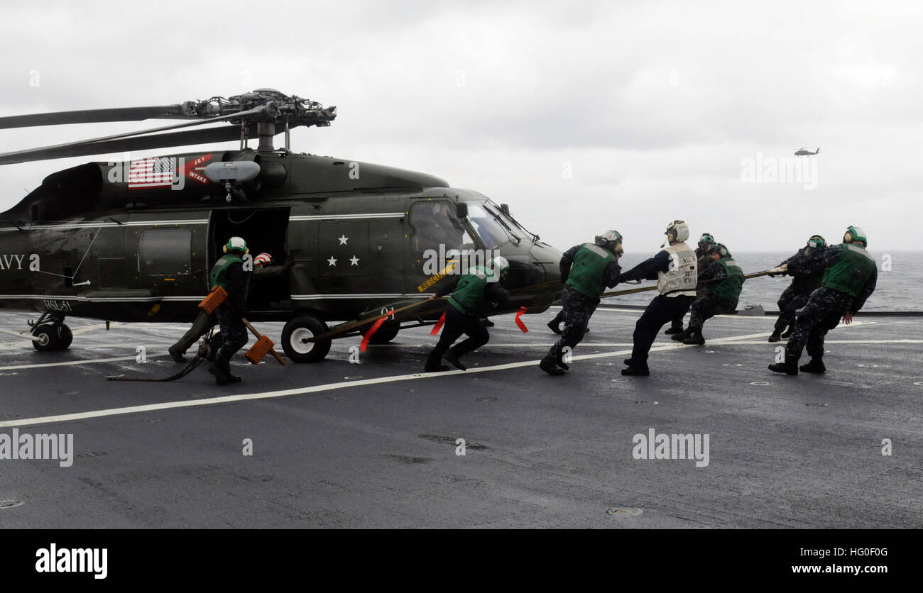Sailors from the Warlords of Helicopter Anti-Submarine Squadron Light ...