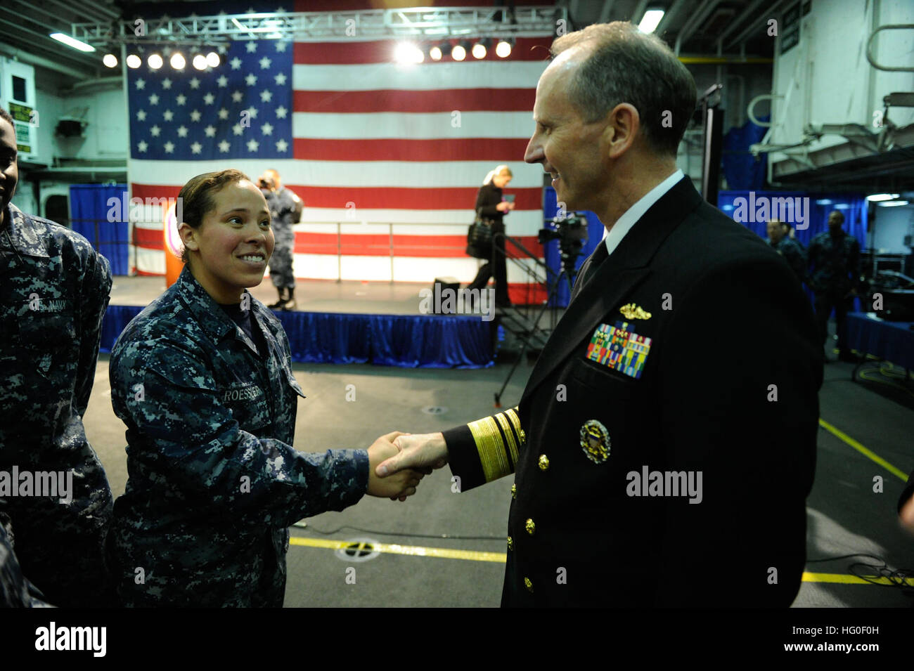 Chief of Naval Operations Adm. Jonathan Greenert meets with sailors ...