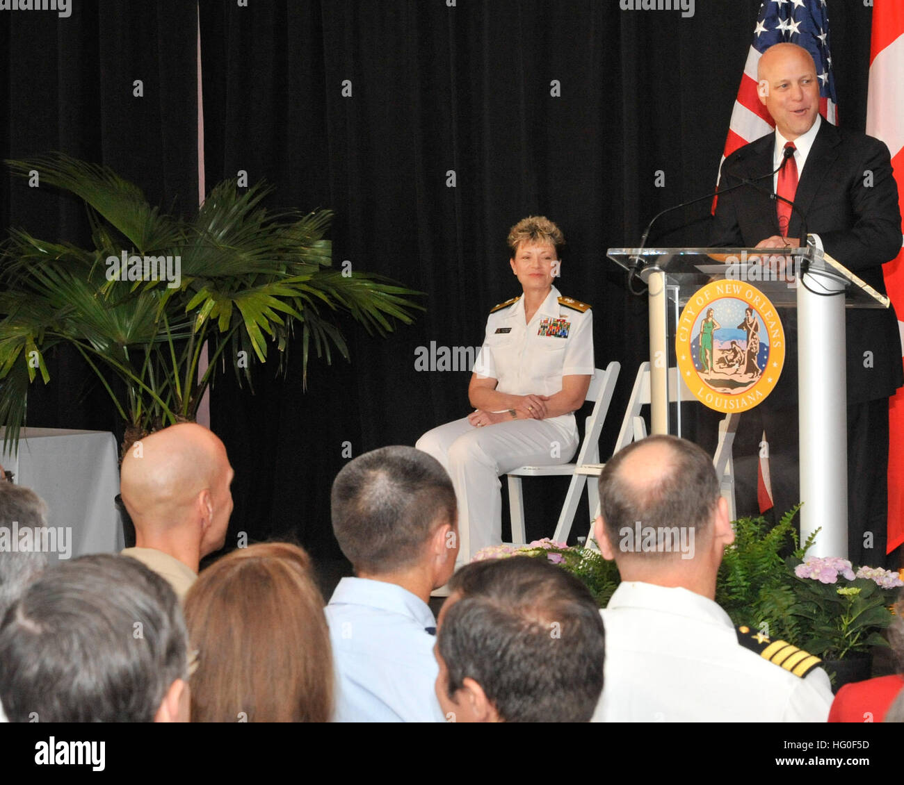 Rear Adm. Ann Phillips, commander of Expeditionary Strike Group 2, and ...