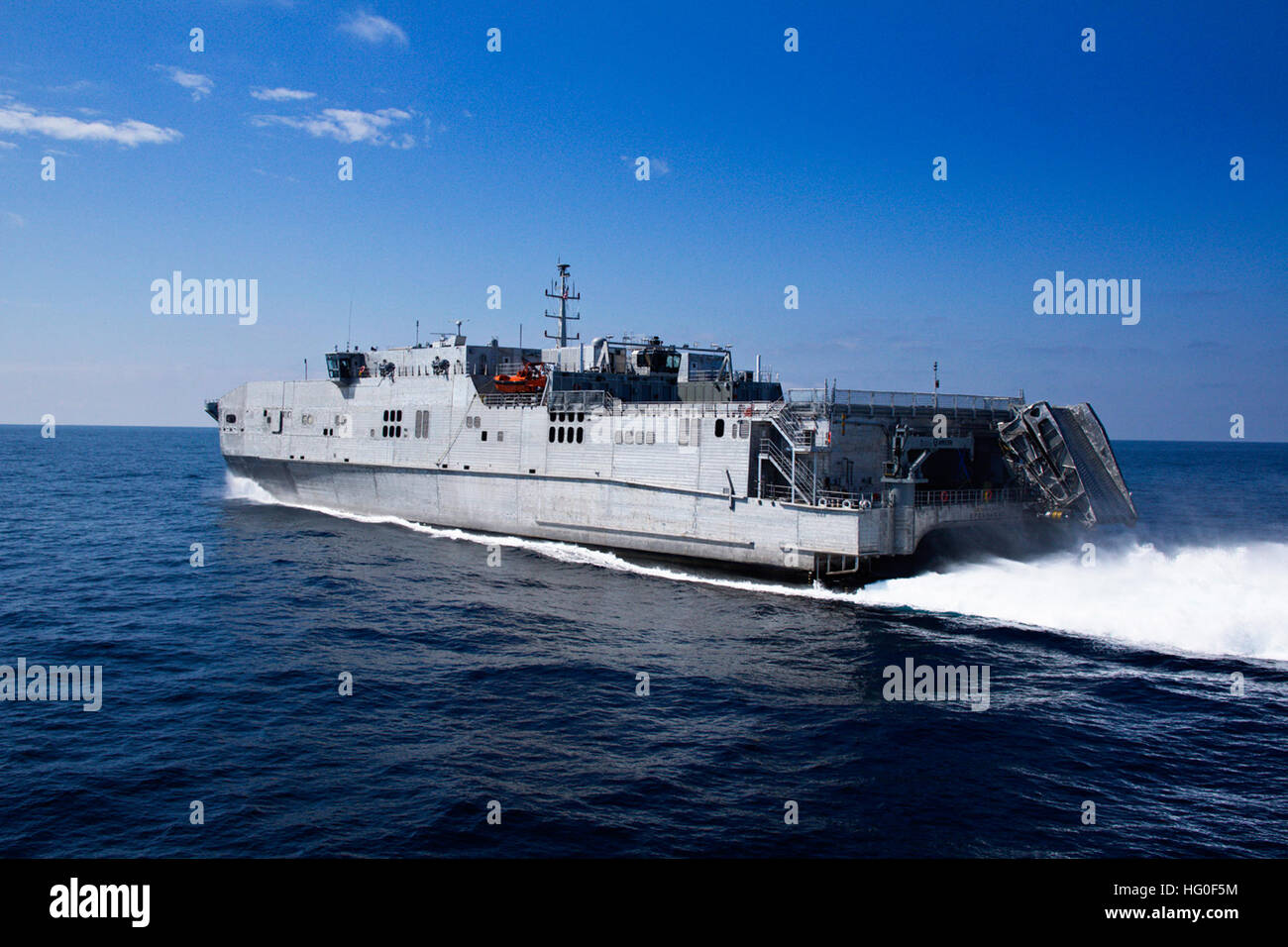 GULF OF MEXICO (April 19, 2012) The Military Sealift Command joint high ...