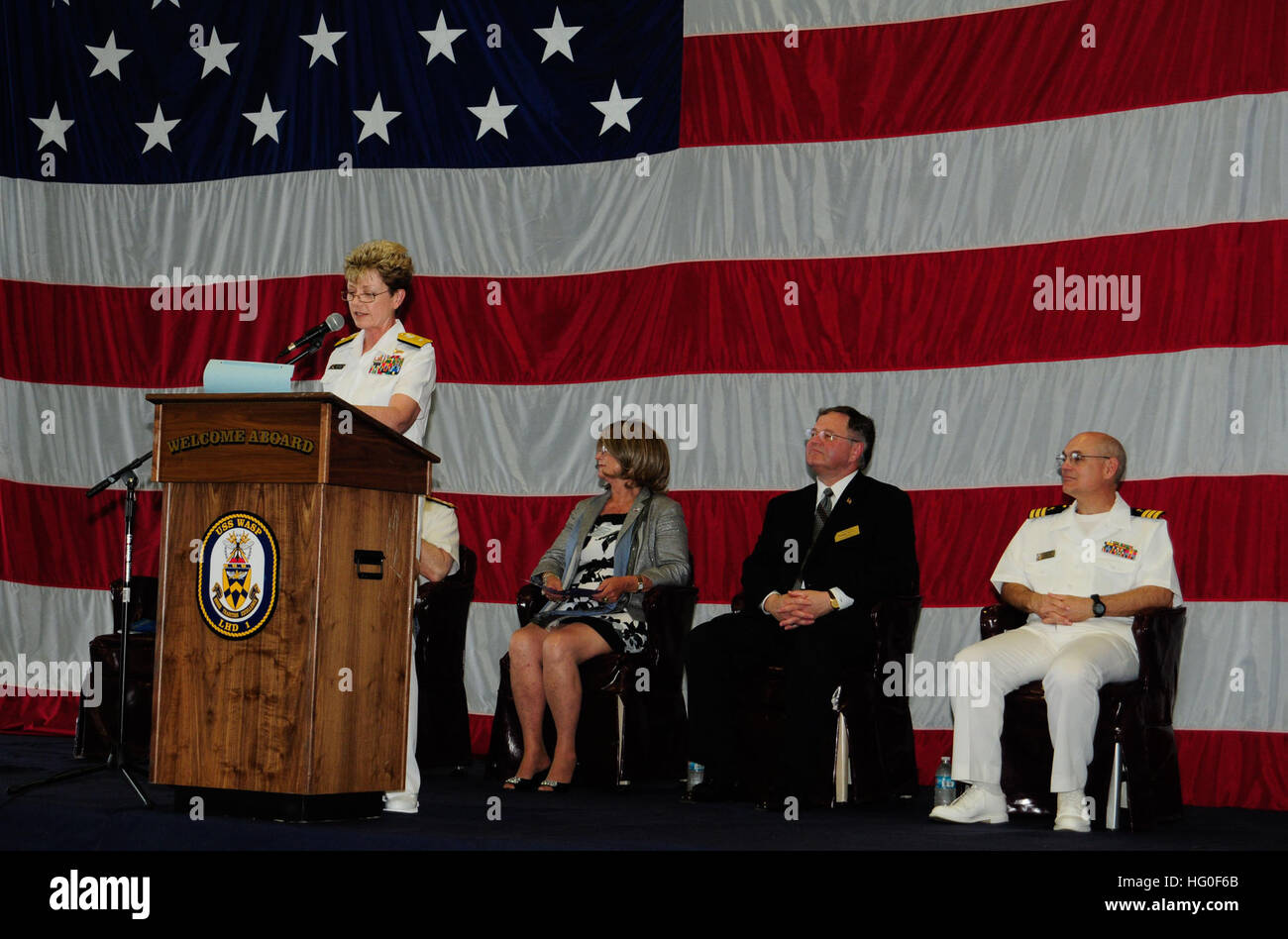 Rear Adm. Ann Phillips, commander, Expeditionary Strike Group Two ...