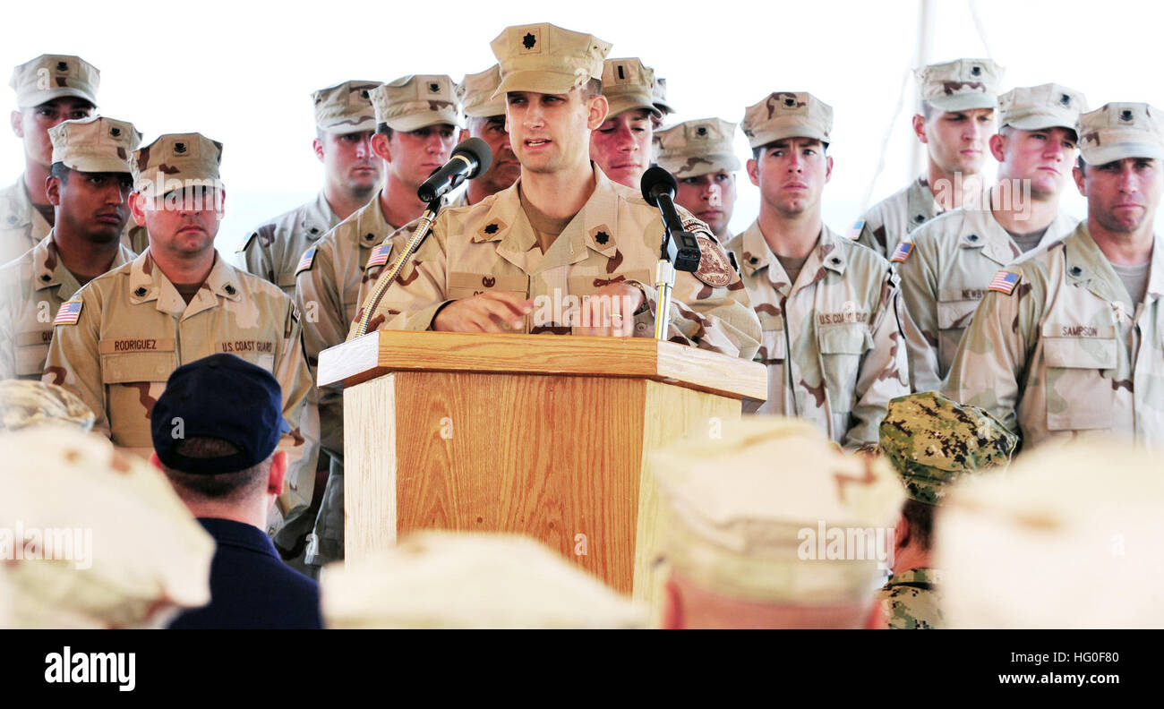 Outgoing Commander U.S. Coast Guard Maritime Safety and Security Team ...