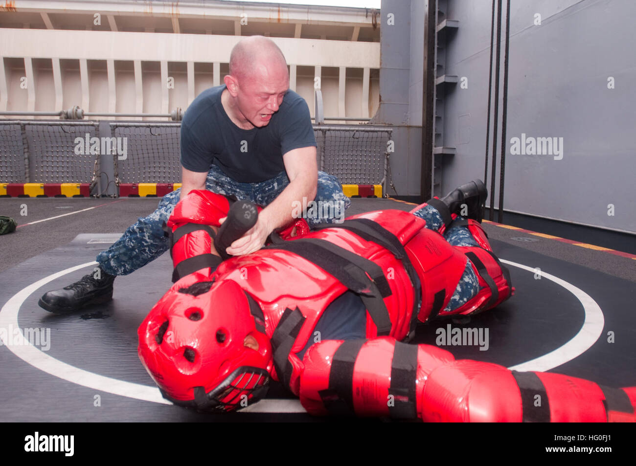 Air-traffic Controller 1st Class Scott Hester performs a mechanical ...