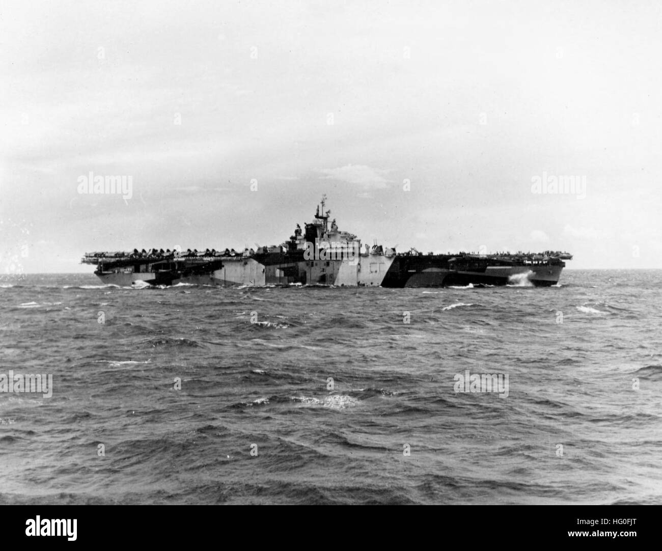 USS Franklin (CV-13)-Tarn Stock Photo - Alamy