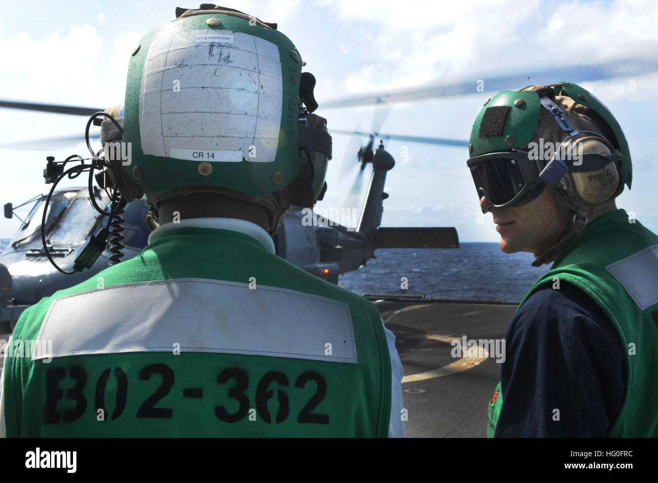 Aviation Structural Mechanic 3rd Class Justin Stillwell, right, and ...