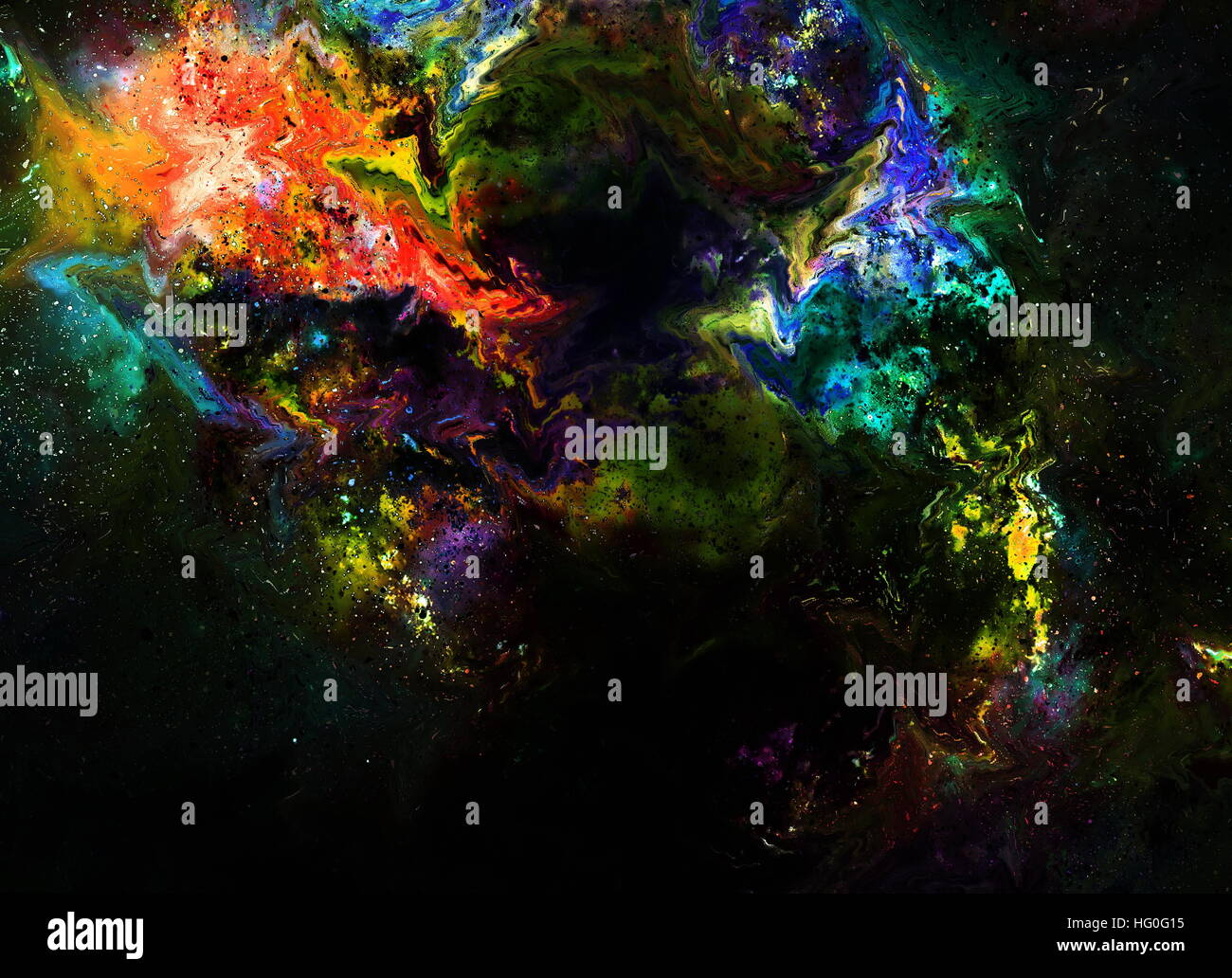Cosmic space and stars, color cosmic abstract background Stock Photo ...