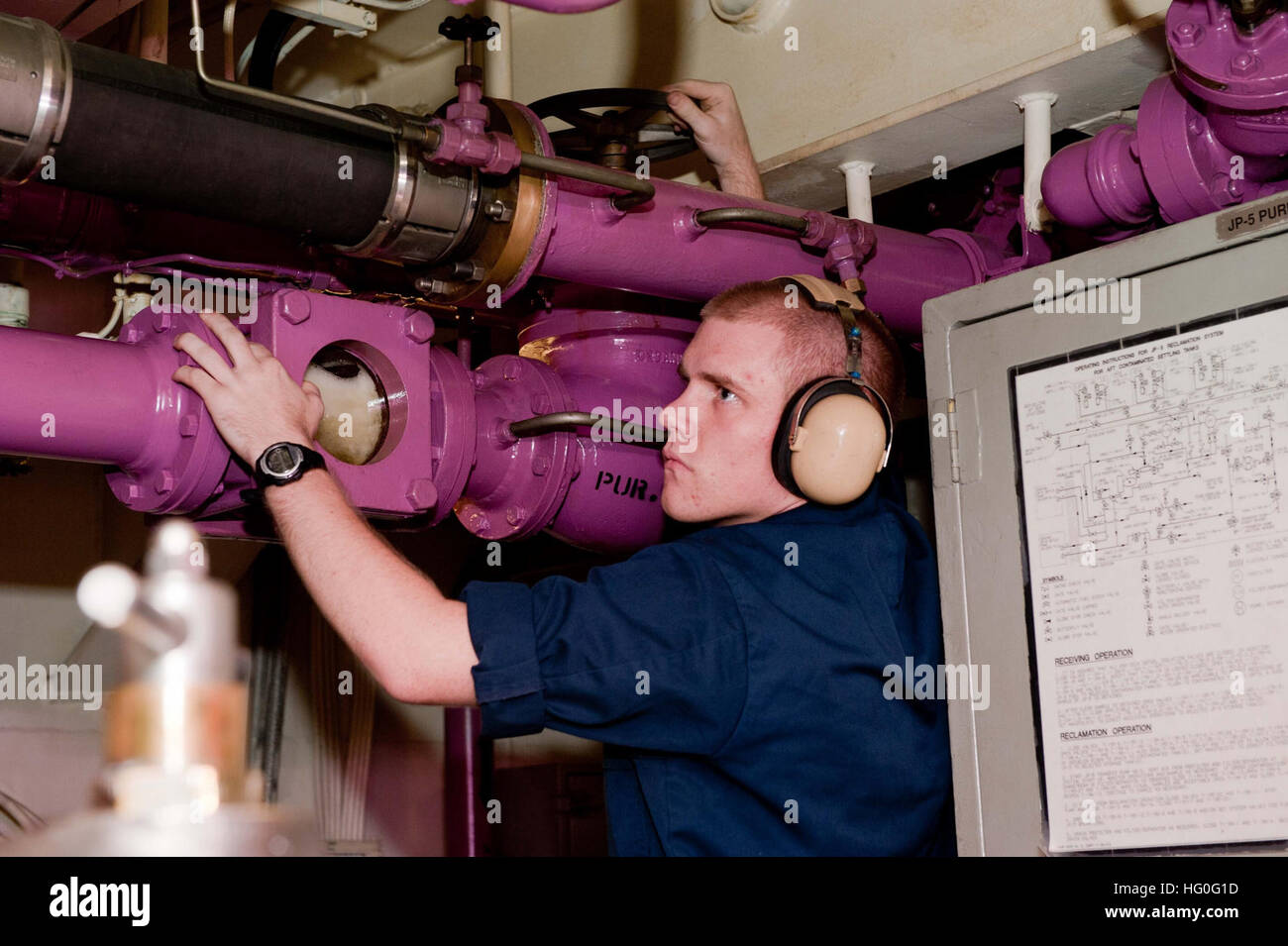 Aviation Boatswain's Mate (Fuel) 3rd Class Joshua Kuhl, from Hazel ...