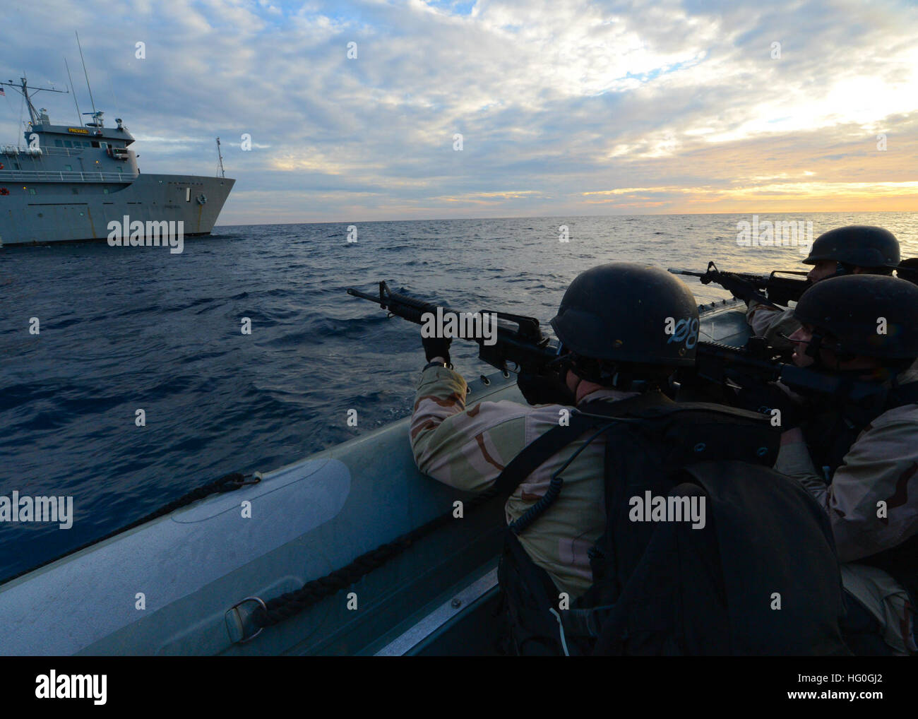 Sailors from the amphibious dock landing ship USS Carter Hall (LSD 50 ...