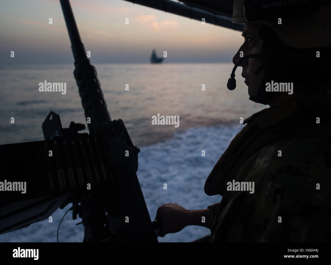 Boatswain's Mate 2nd Class Ivan Cantre, assigned to Maritime ...