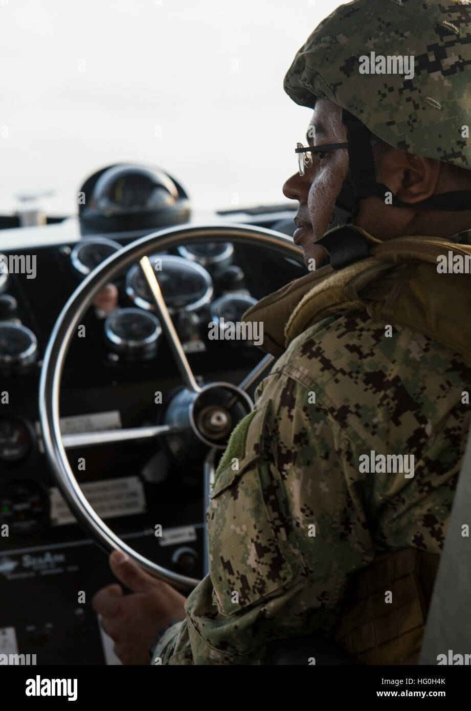 Gunner's Mate 1st Class Sharlon Binesar, assigned to Maritime ...