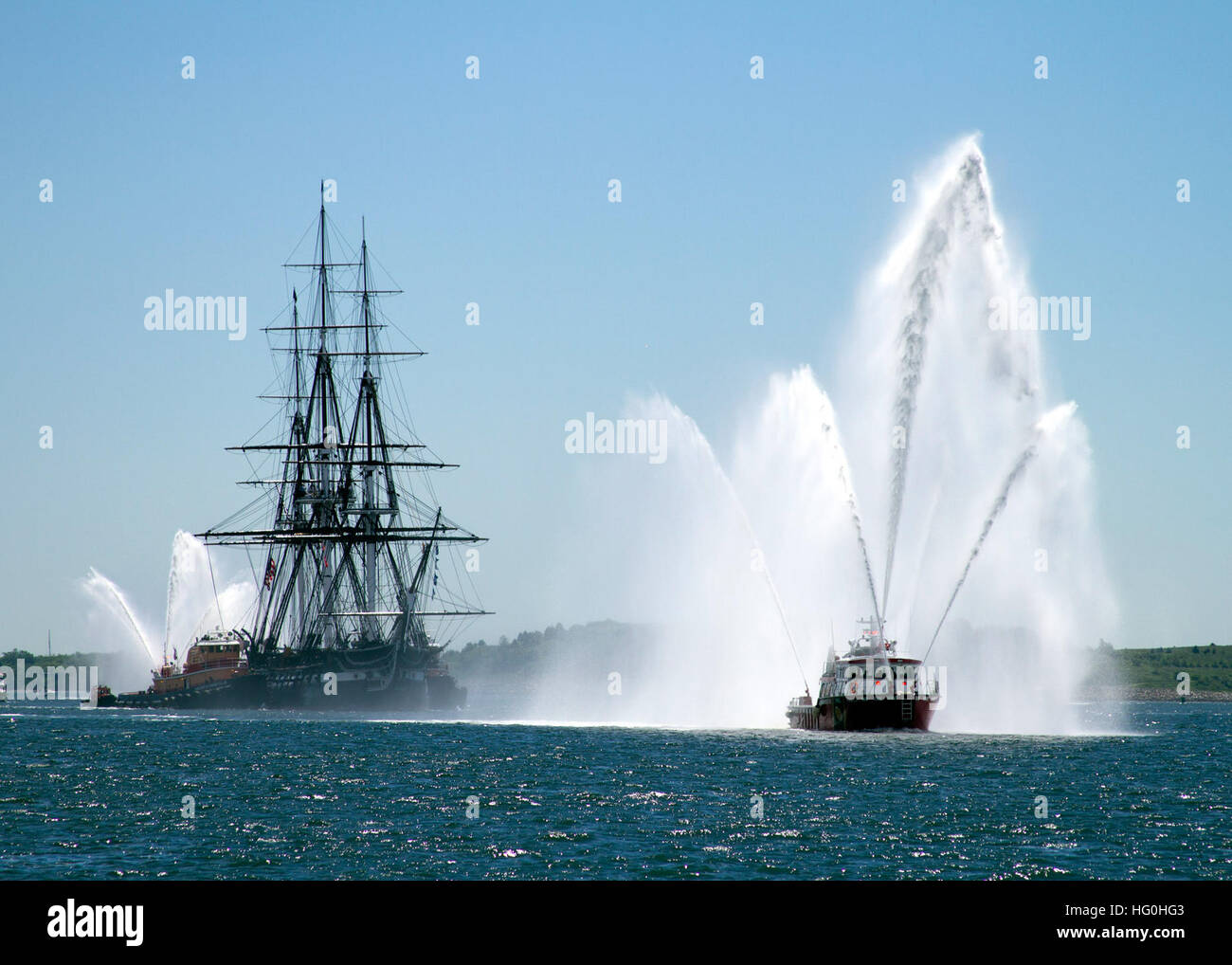 Boston fire boat hi-res stock photography and images - Alamy