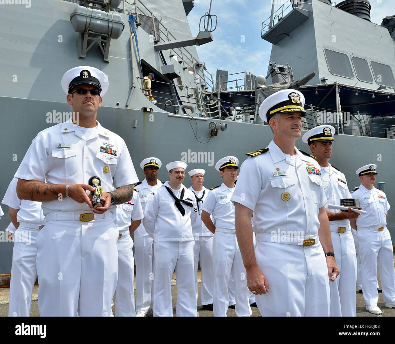 Cmdr. Jonathan Schmitz, USS Fitzgerald (DDG 62) commanding officer ...