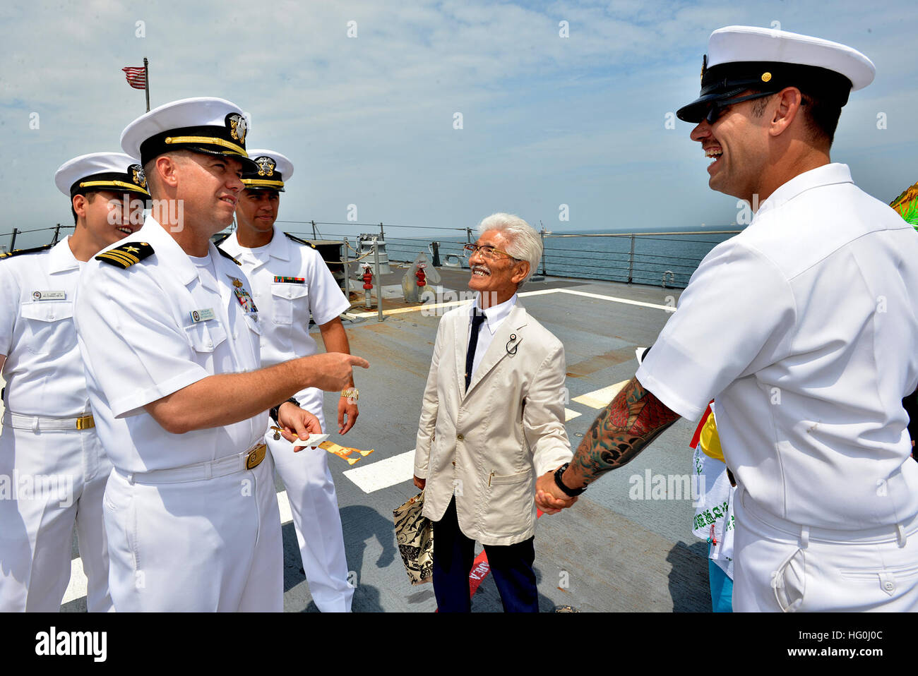 Lt. Cmdr. Chris England, USS Fitzgerald (DDG 62) executive officer ...