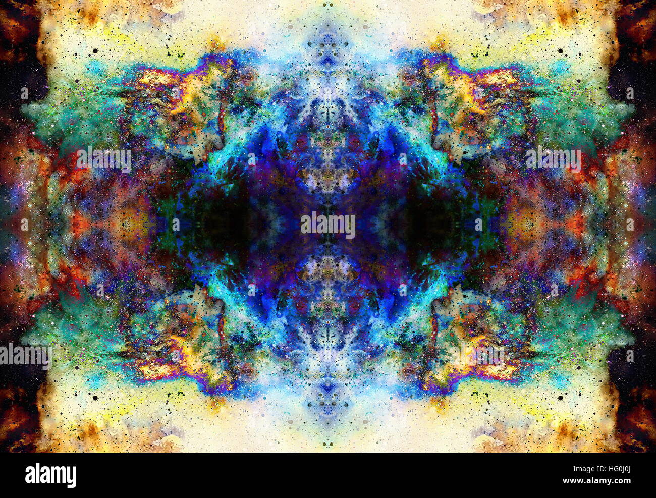 Cosmic space and stars, color cosmic abstract background Stock Photo ...